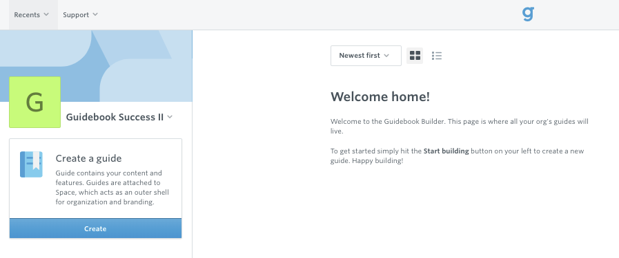 Getting Started in Guidebook Builder – Guidebook Support Getting Started in Guidebook Builder – Guidebook Support