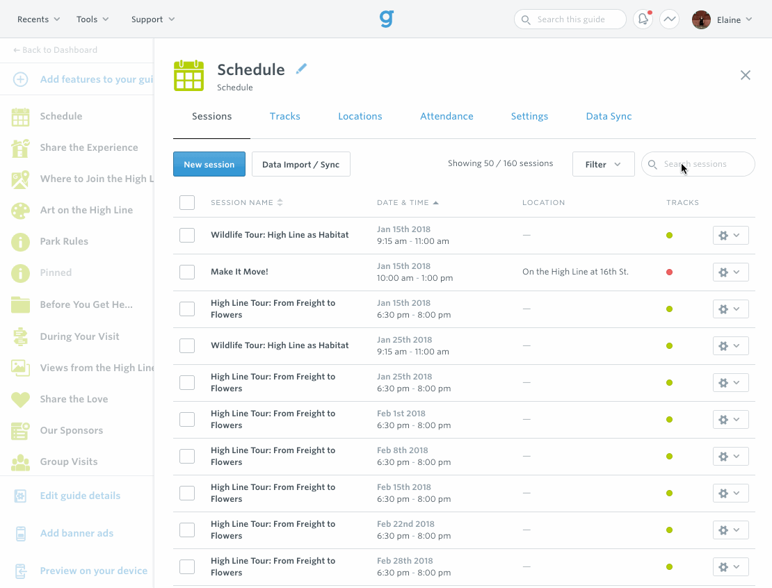 Linking – Guidebook Support