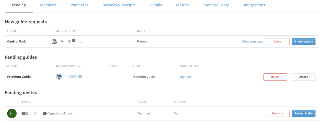 Managing Your Organization as an Admin – Guidebook Support