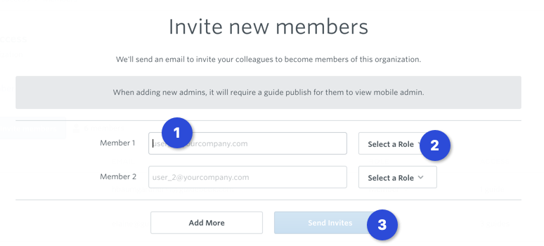 Managing Your Organization as an Admin – Guidebook Support
