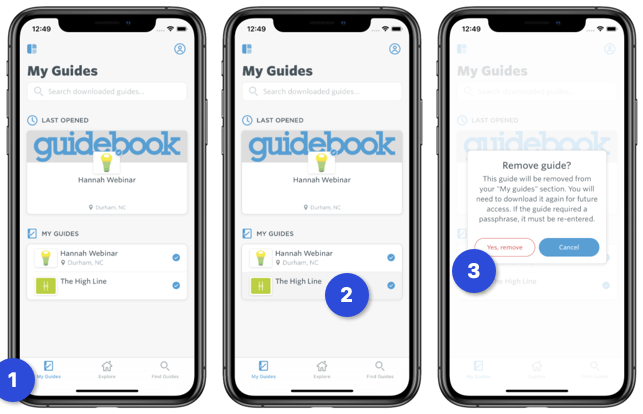 Previewing Your Guide – Guidebook Support