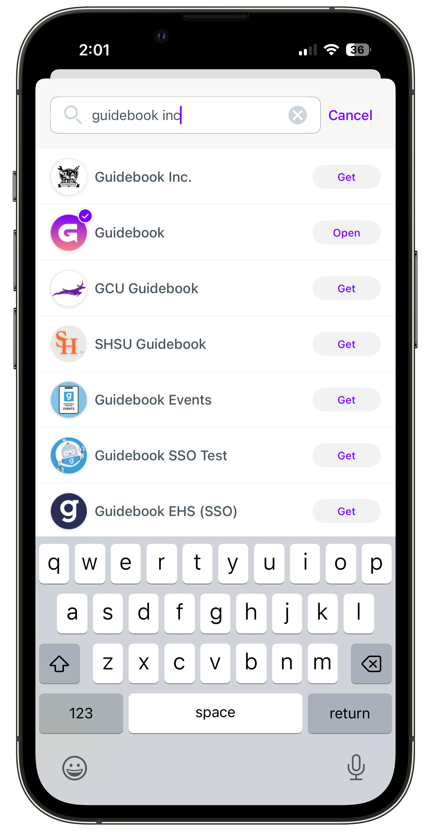Accessing and Using a Guidebook App – Guidebook Support