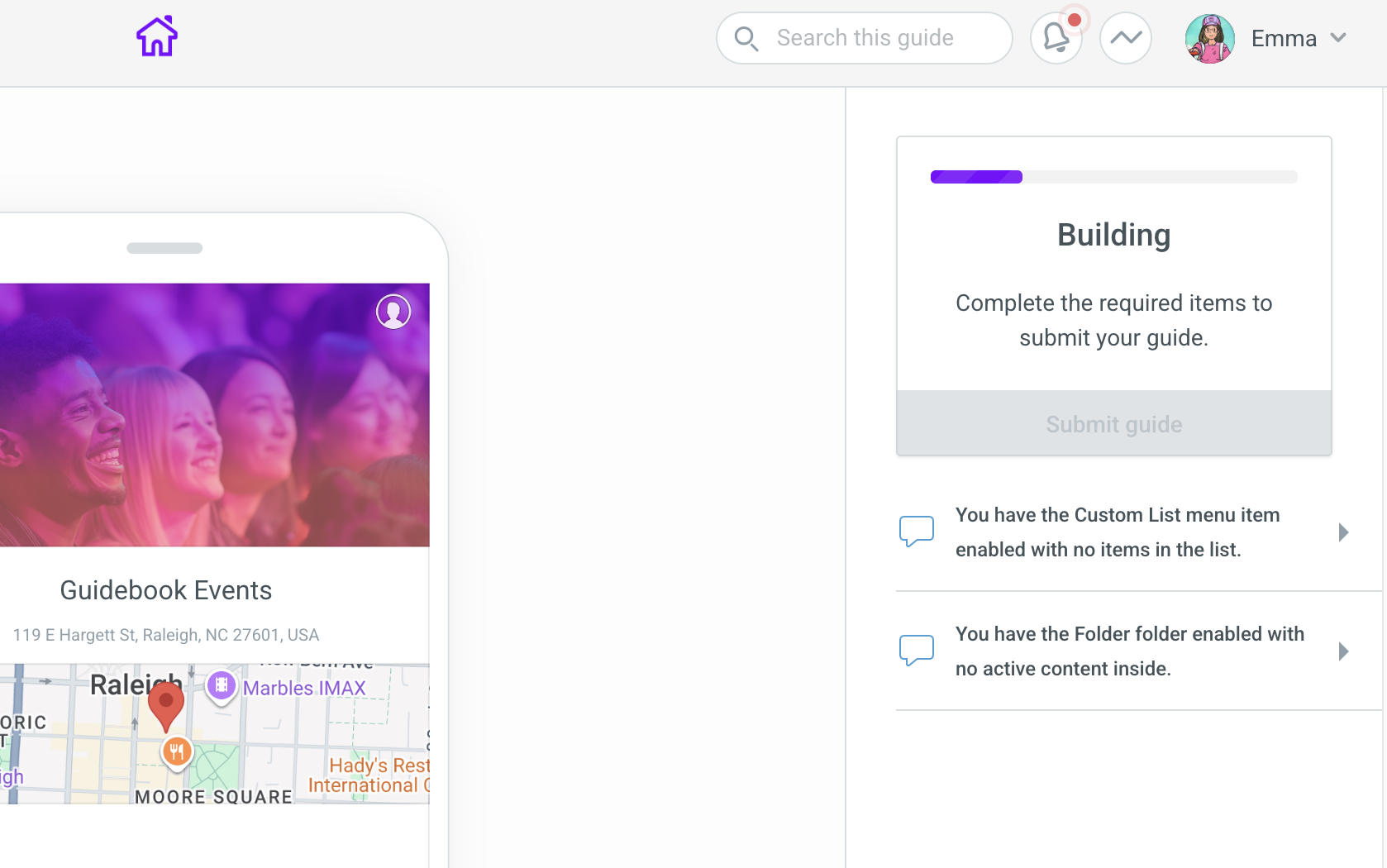 Publishing Your Guide and Making Updates – Guidebook Support