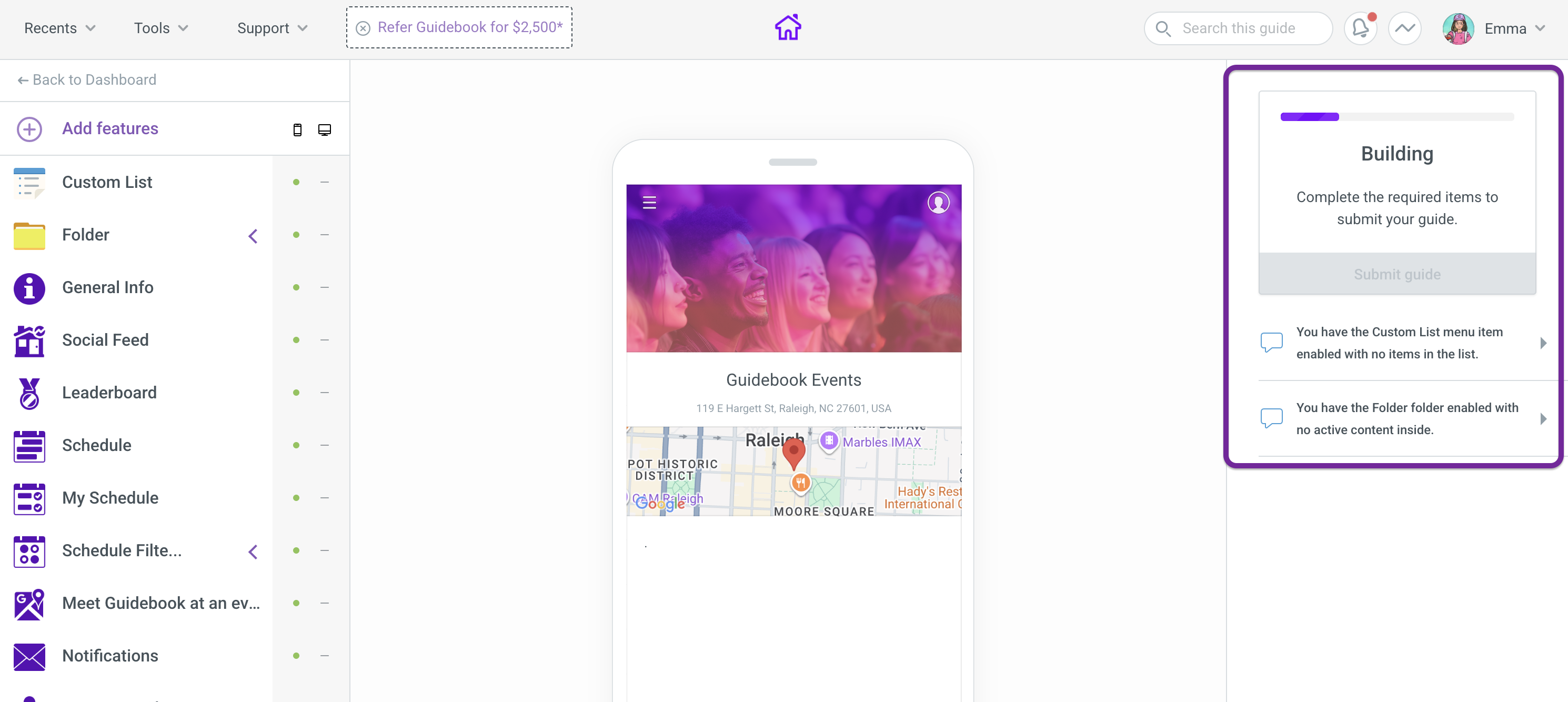 Publishing Your Guide and Making Updates – Guidebook Support