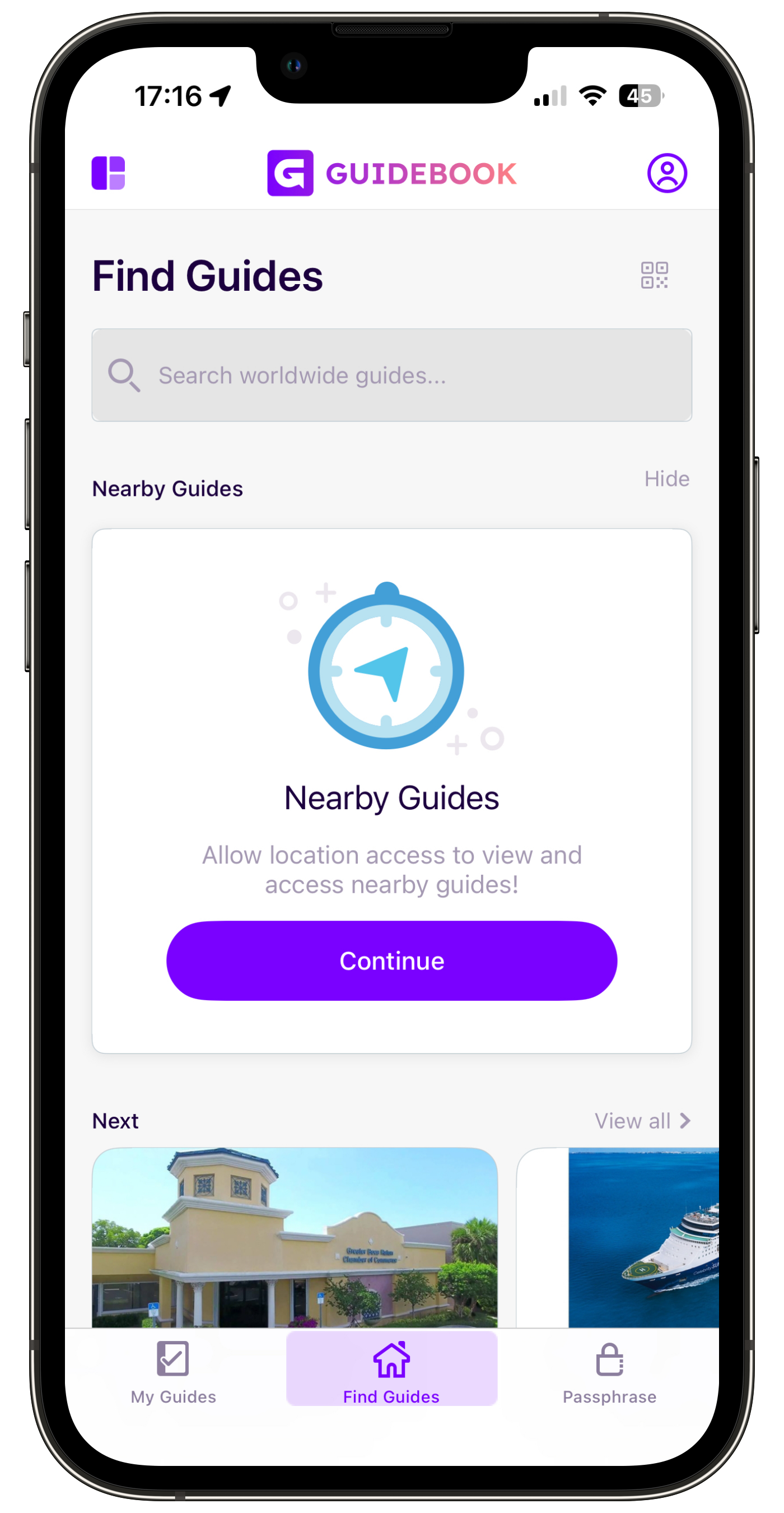Accessing and Using a Guidebook App – Guidebook Support