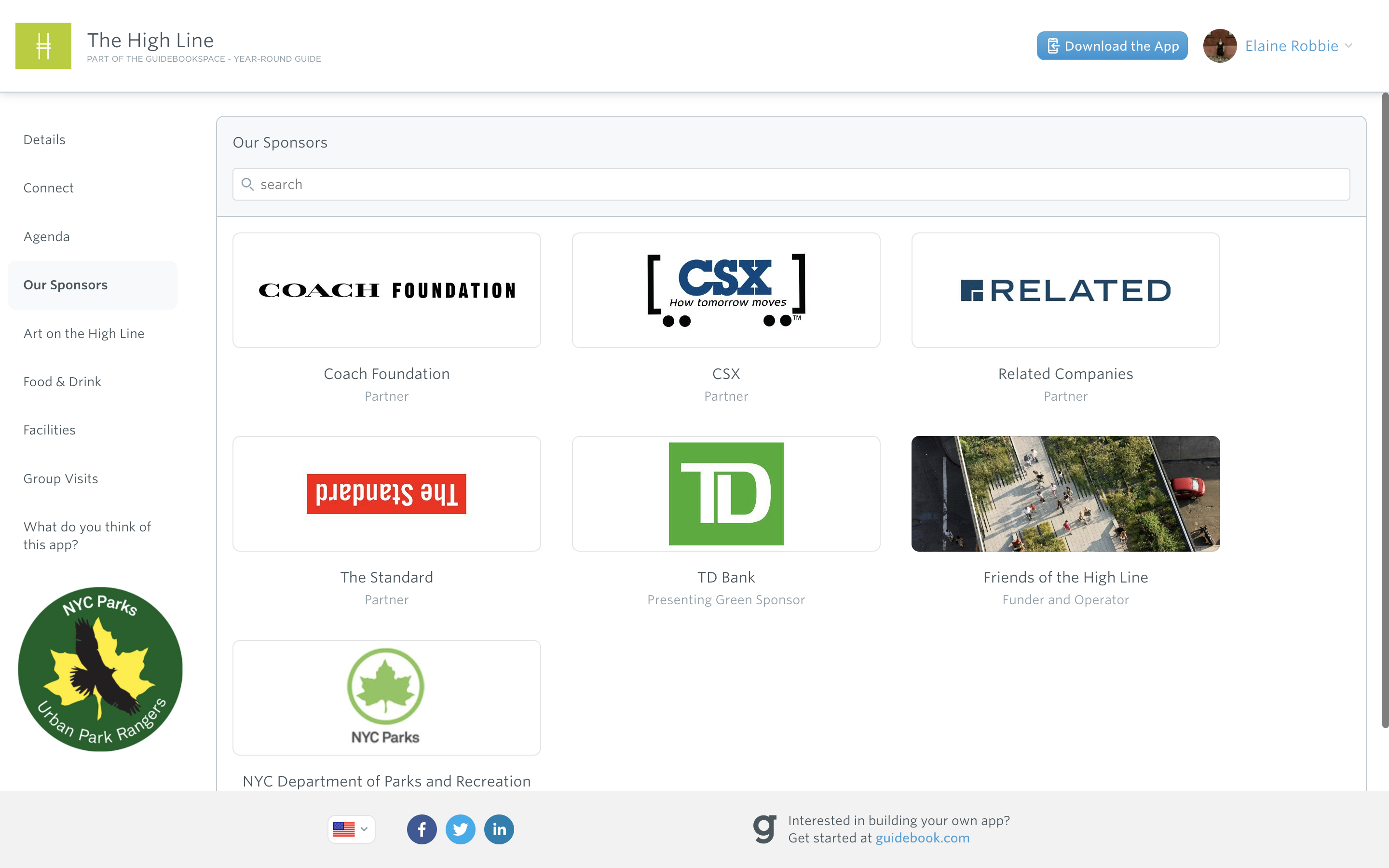 Guidebook Web – Guidebook Support