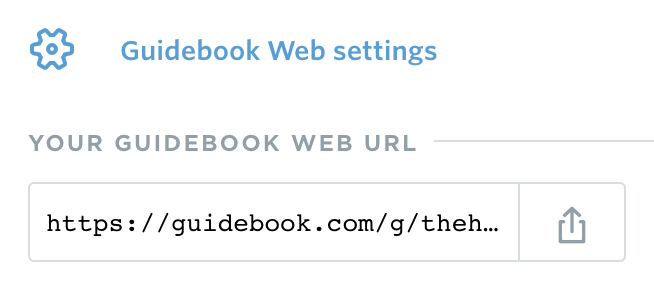 Guidebook Web – Guidebook Support