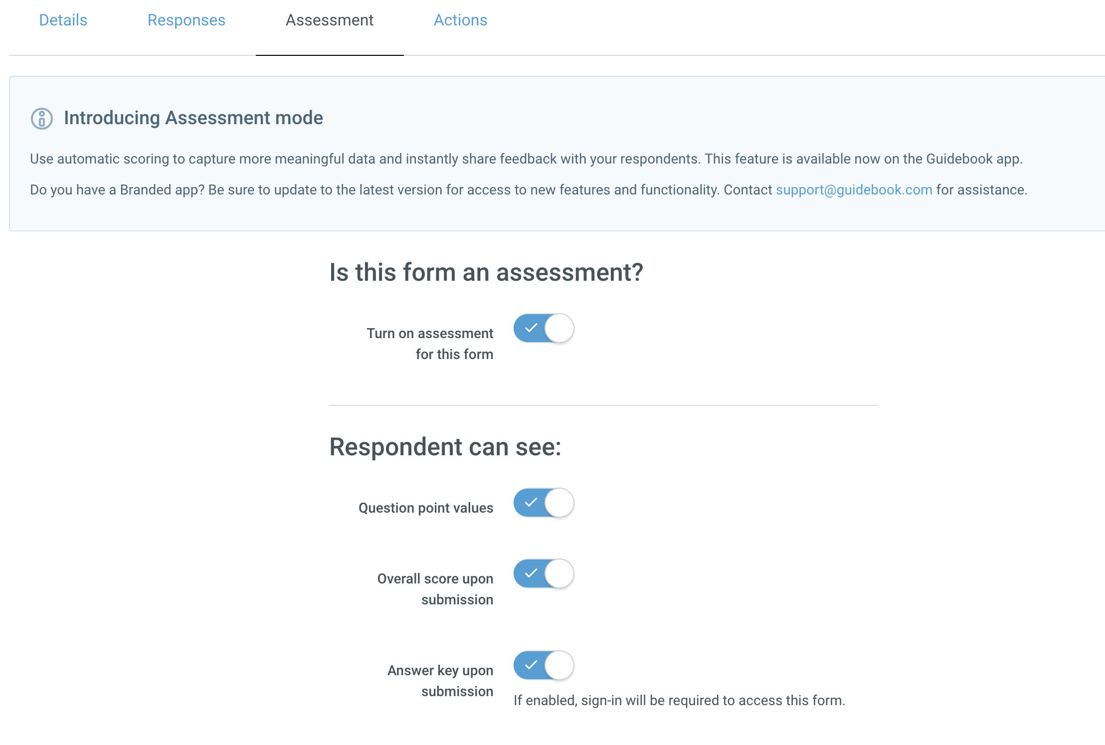 Mastering Forms – Guidebook Support